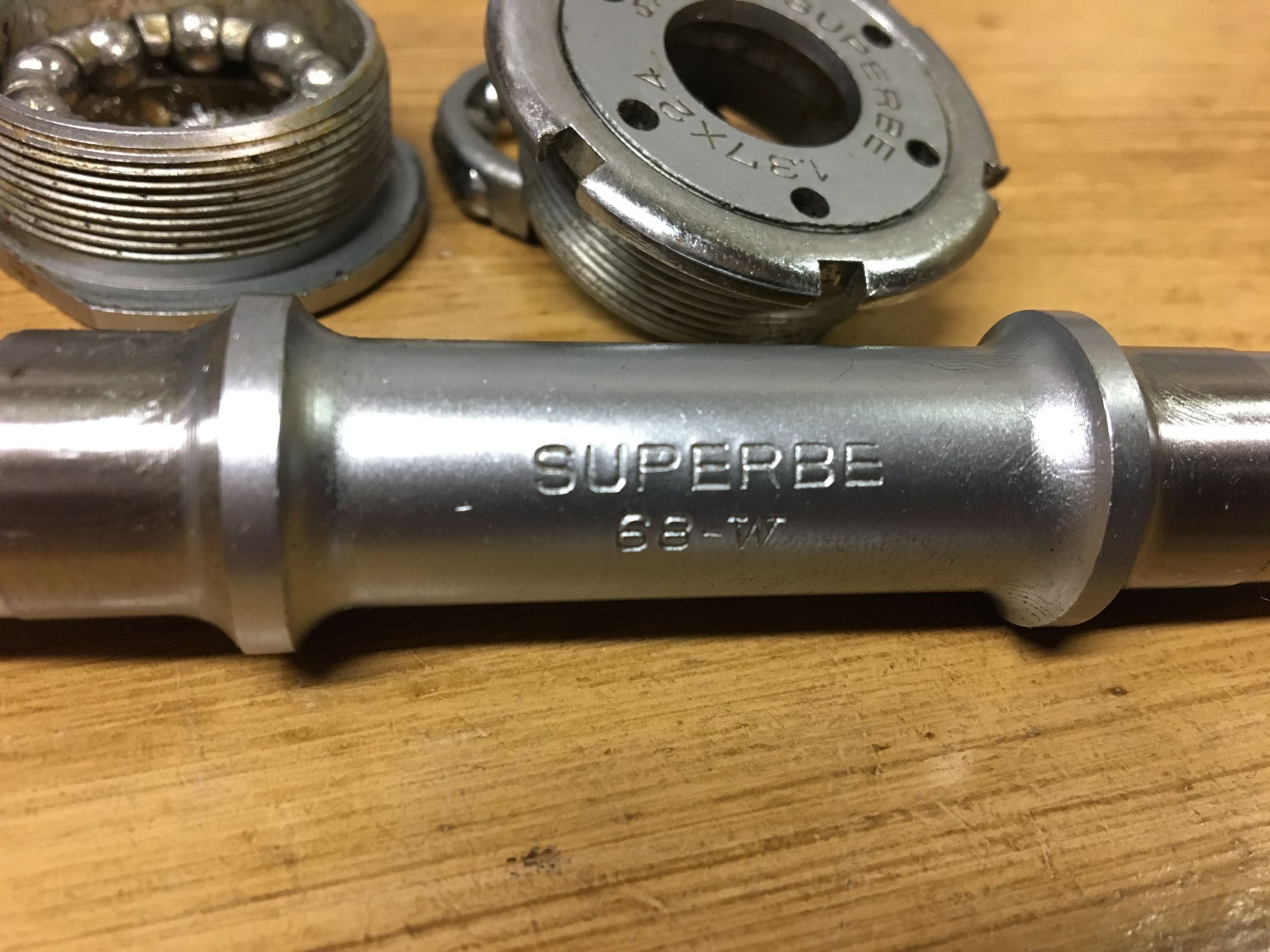 Square taper spindle steel differences?. - Bike Forums
