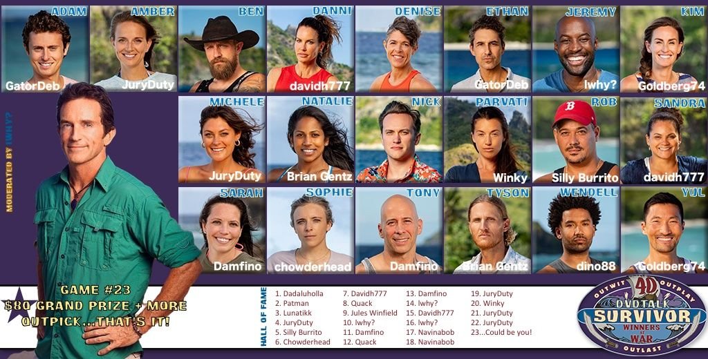 The Last DVDTalk Survivor Game Spring 2020 Edition - Winners at War ...