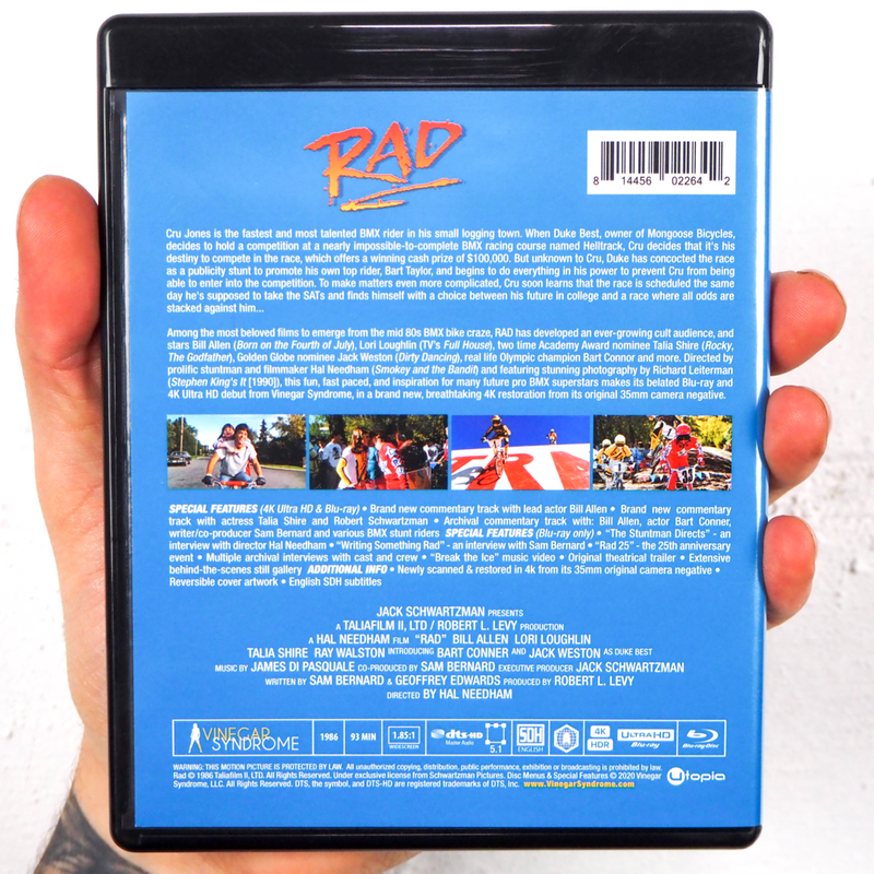 RAD - Blu-ray/4K UHD - Vinegar Syndrome (May 2020) - DVD Talk Forum