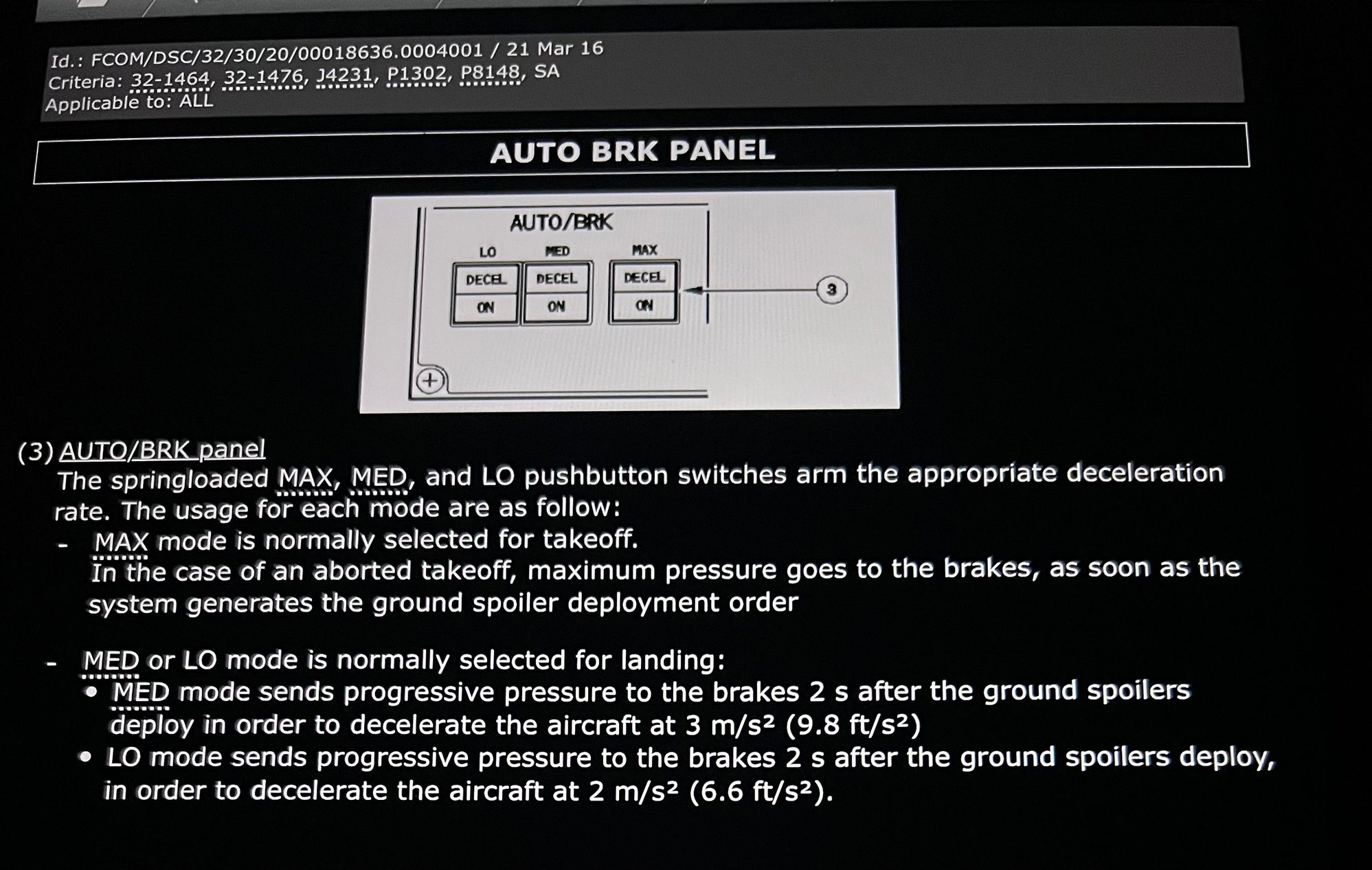 A320 Low Autobrake - Type 1 or 2 - PPRuNe Forums