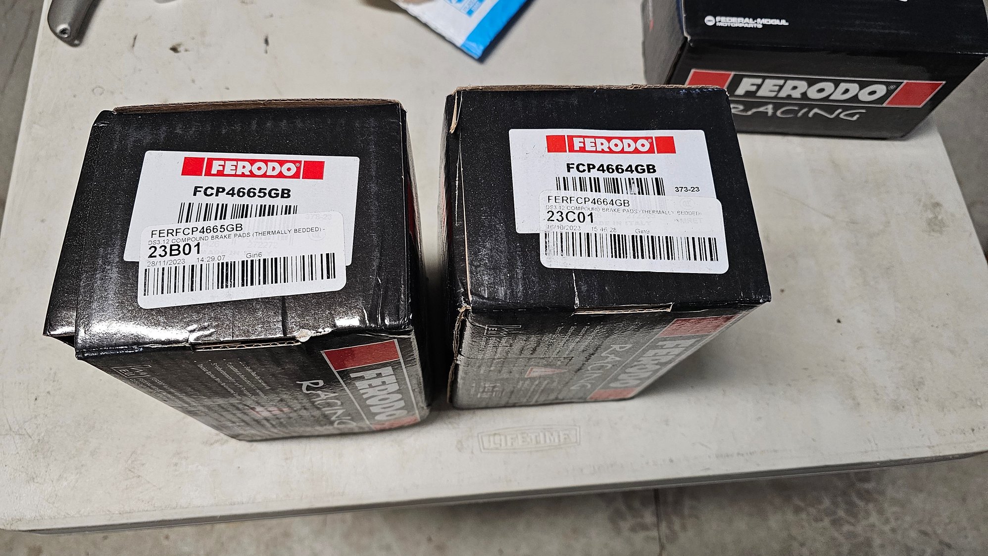 Brand New Ferodo DS3.12 Pads for GT3, GT3rs, GT4, GT4rs - Rennlist ...