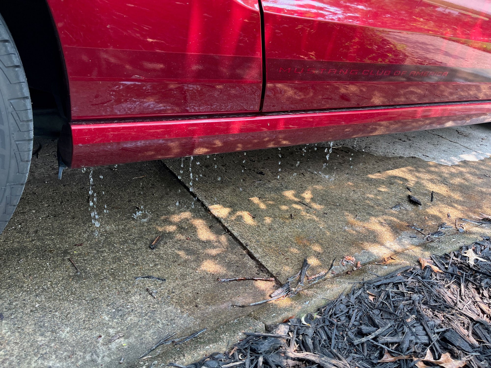 Got convertible drain hole cleared, here's how - The Mustang Source ... Got convertible drain hole cleared, here's how - The Mustang Source ...