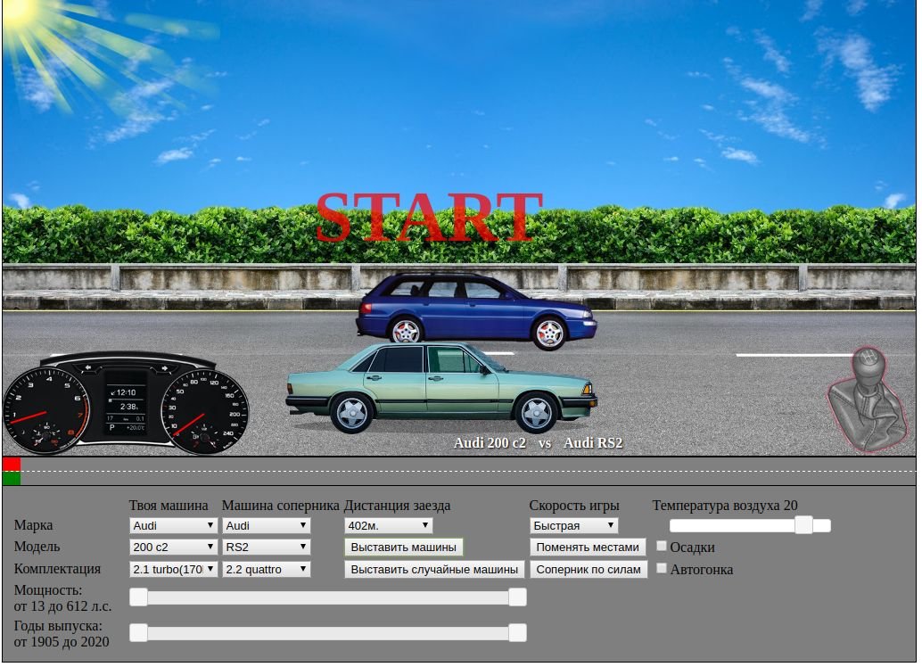 RU: I make a computer game "Browser drag racing" abou audi - AudiWorld ...