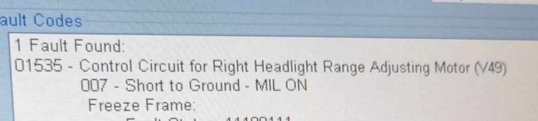 Xenon headlights adjustment motors. - AudiWorld Forums