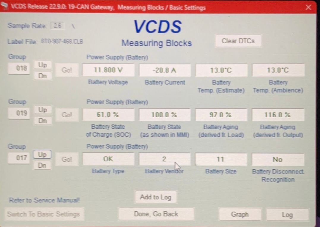 Battery coding - AudiWorld Forums