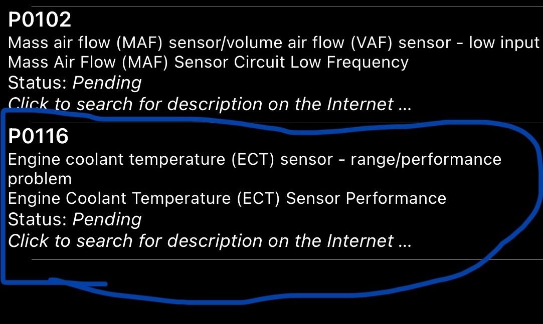 P0116 Engine coolant temperature (ECT) sensor - range/performance problem - AudiWorld Forums