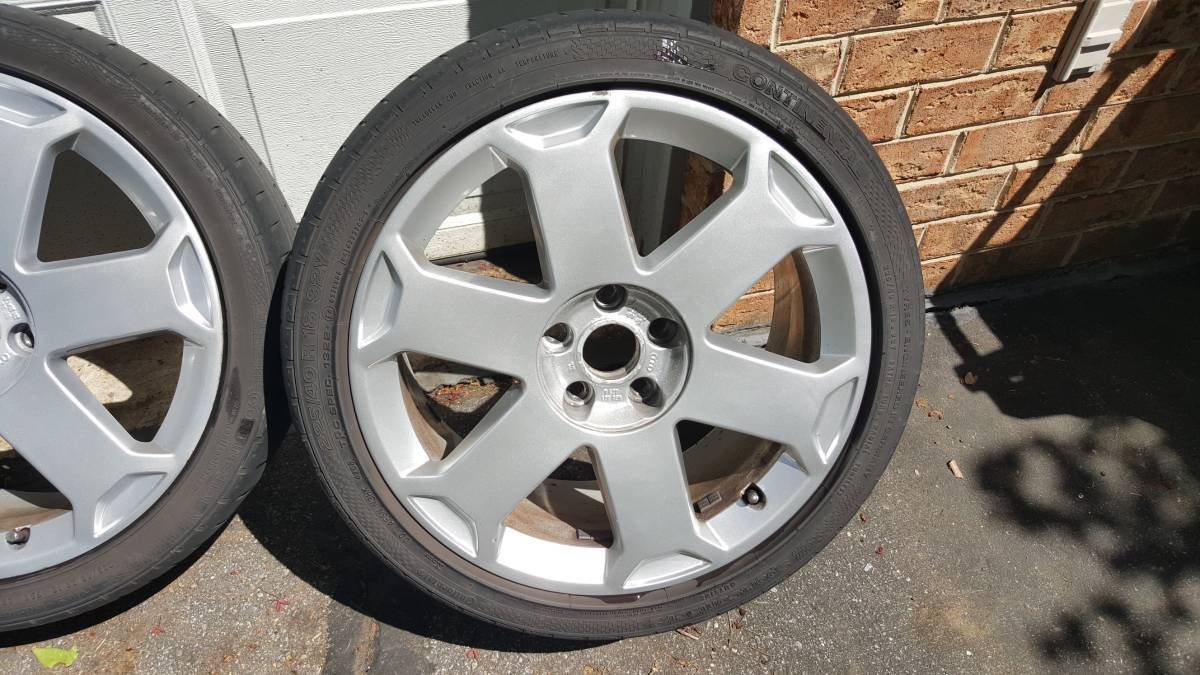 4 OE Audi A4 S4 A6 S6 18x8 et45 Avus 6 spoke continental tires wheels ...