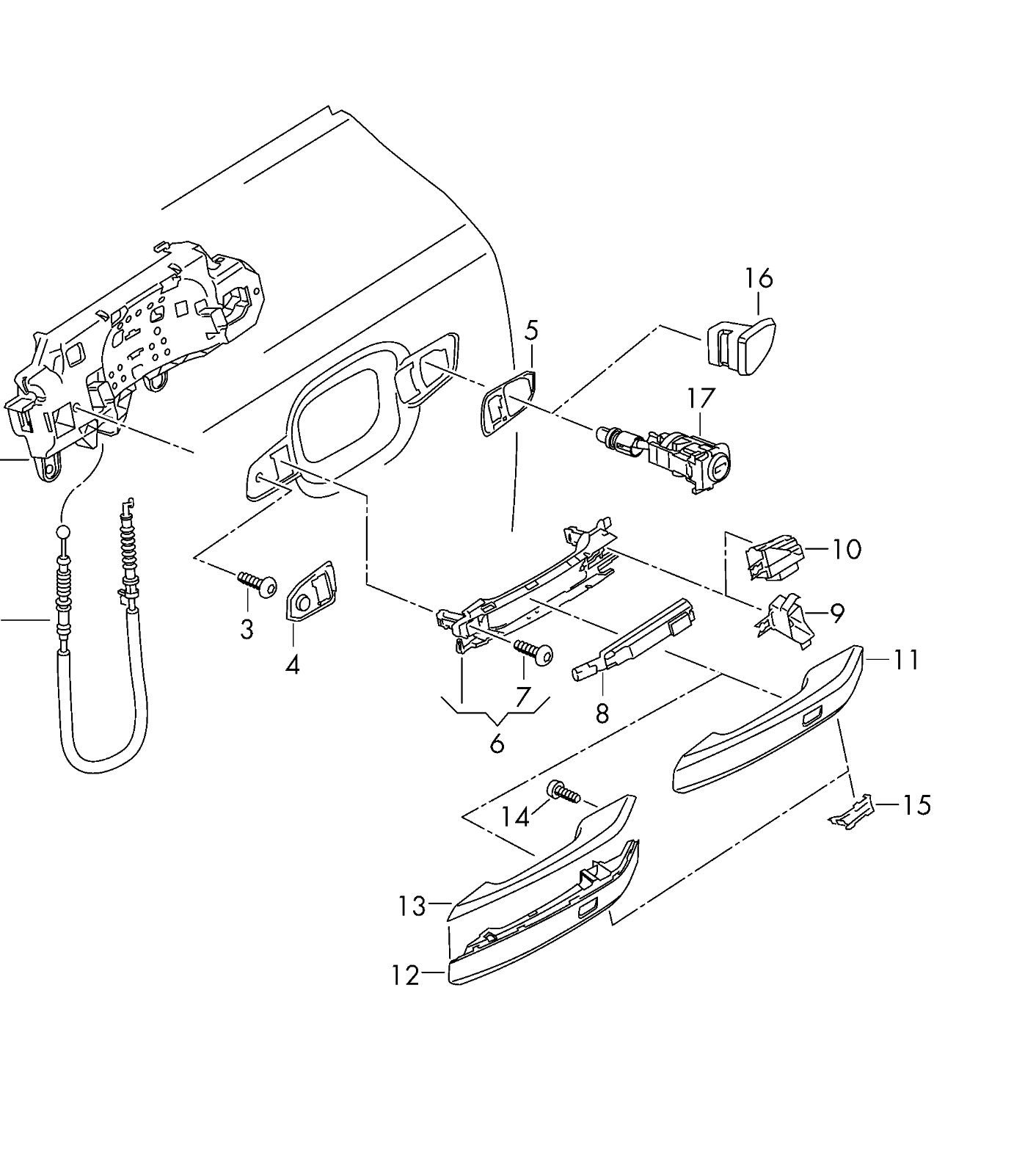 Chrome exterior door handle - AudiWorld Forums