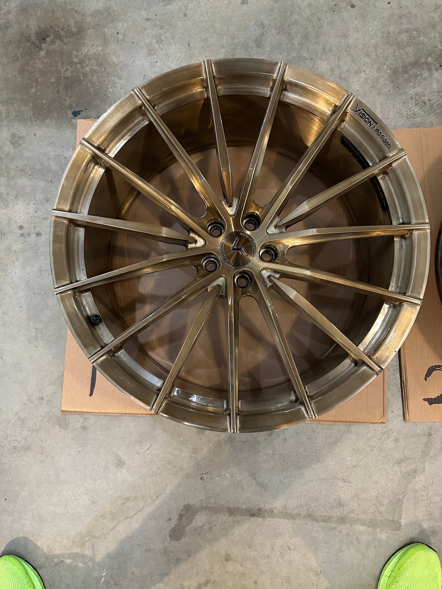 Vision Forged Bespoke Brushed Bronze Wheels - AudiWorld Forums
