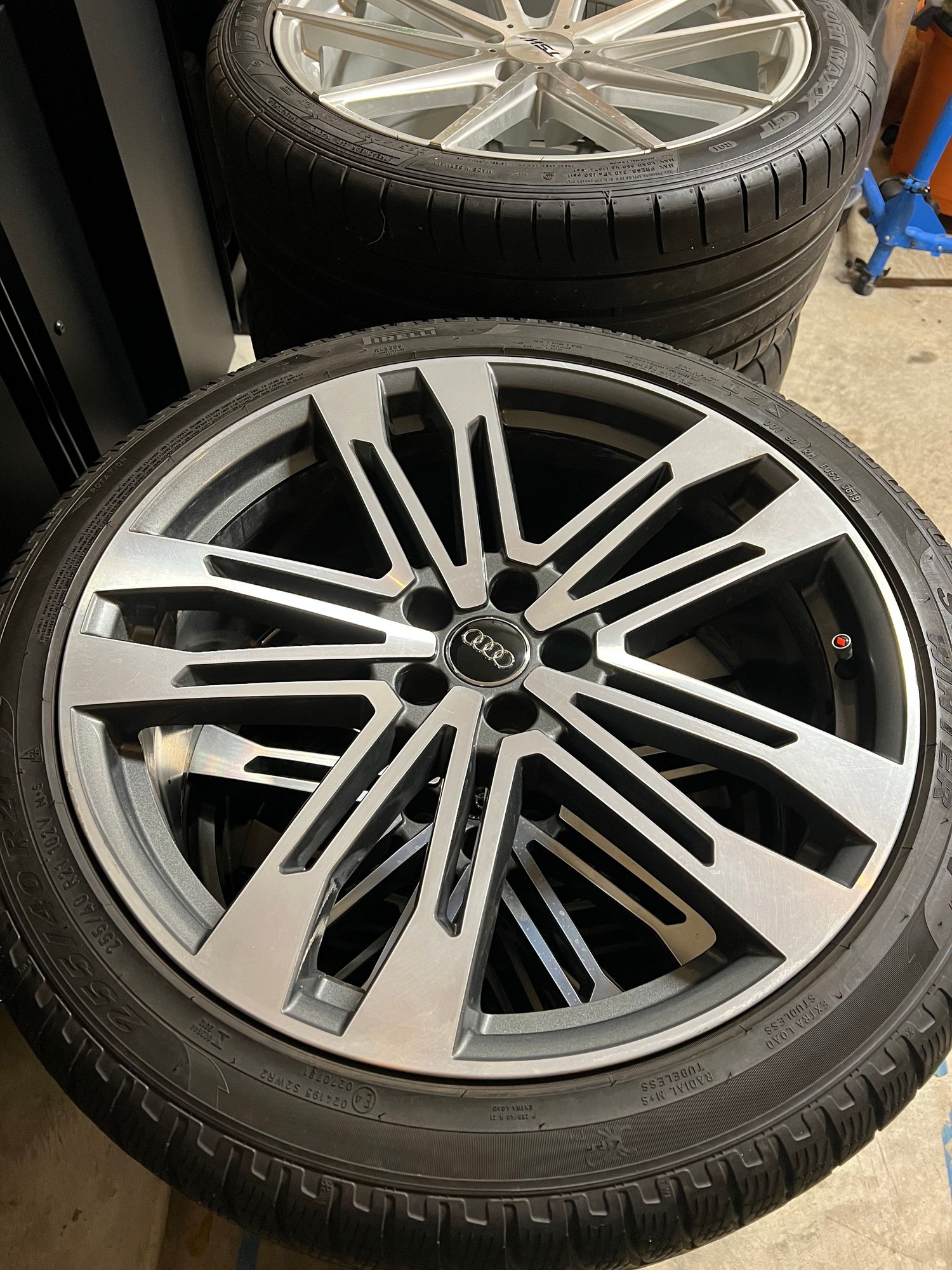 21" Audi OEM wheels from B9 SQ5; mounted with Pirelli Scorpion winter ...