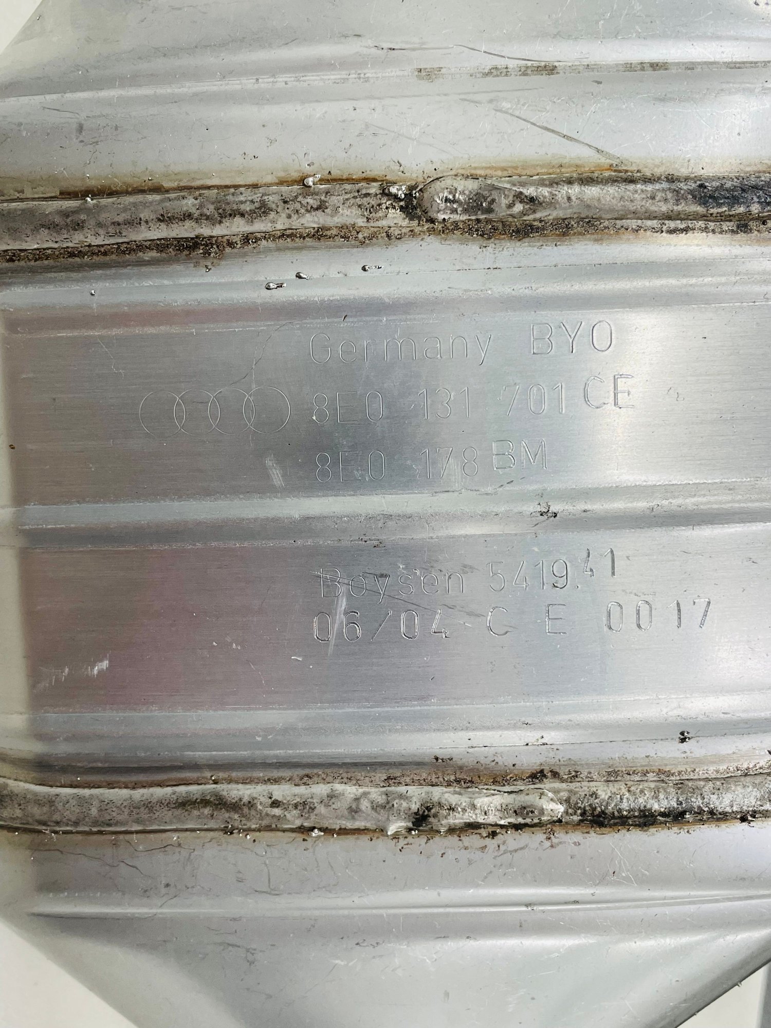 Audi B6 / B7 S4 4.2 V8 "LIKE NEW" factory original Cat-Downpipes ...