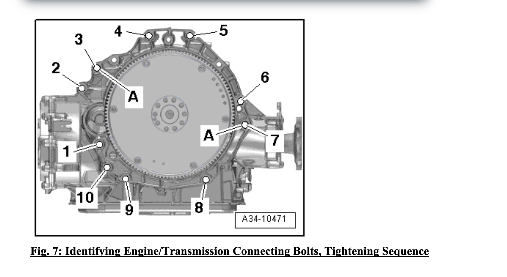 DL 501 DSG Bell Housing Bolts location - AudiWorld Forums