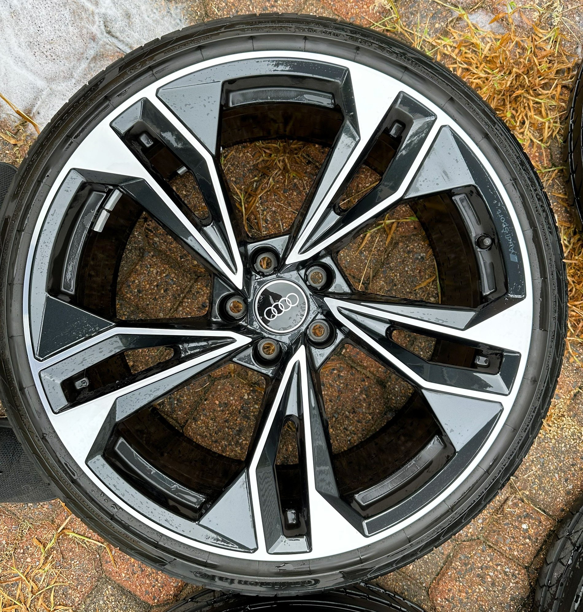 Audi S5 Black Optics 20" wheels with Continental ContiSportContact ...