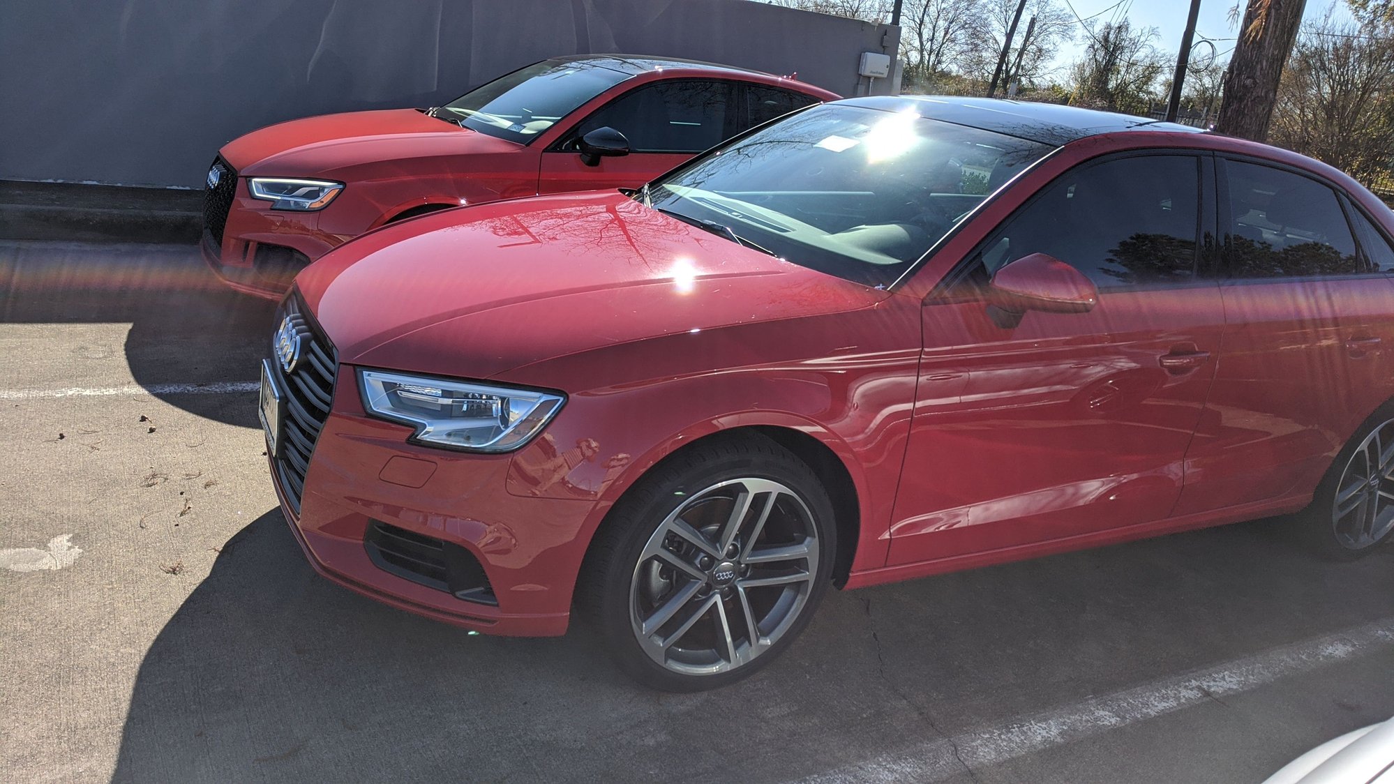 Catalunya Red vs. Tango Red: finally got a few pics - AudiWorld Forums
