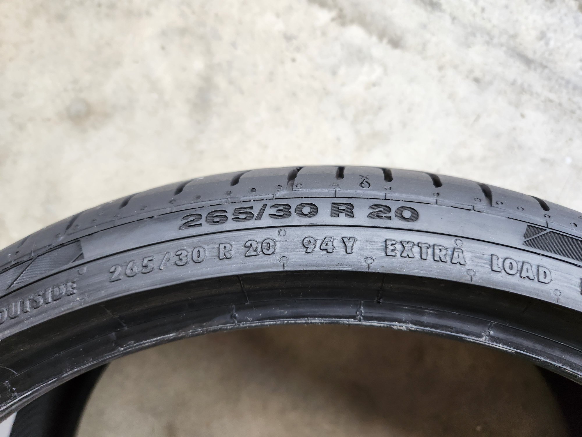 FS: Continental ContiSportContact 5P - Size: 265/30R20 - AudiWorld Forums