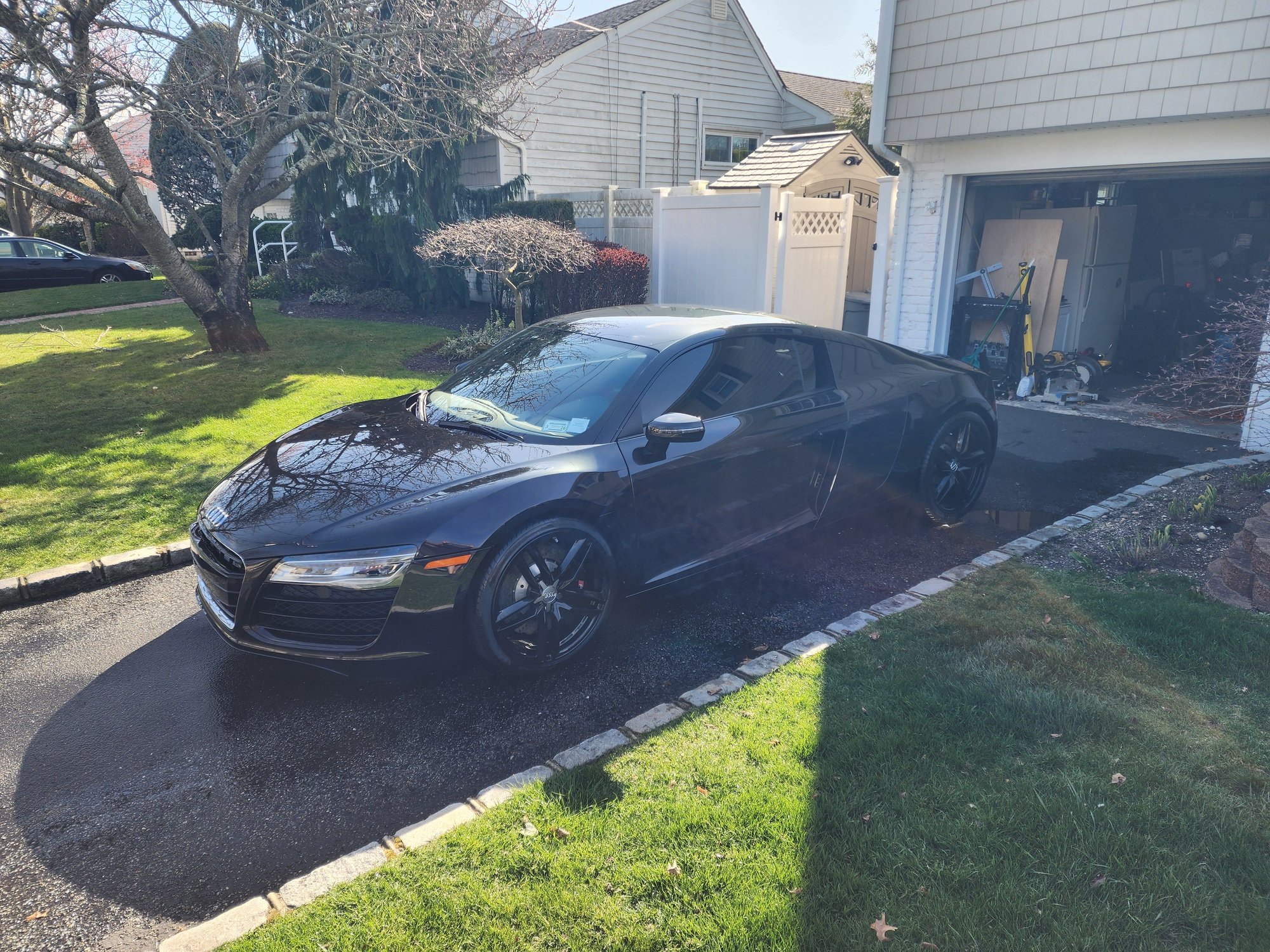 2014 Audi R8 Panther Black, 2 Owners, Clean Car Fax, No Accidents ...