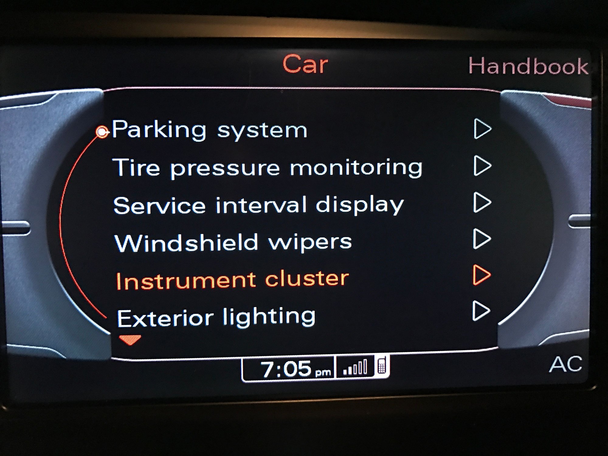 Secret Green Menu - Page 4 - AudiWorld Forums