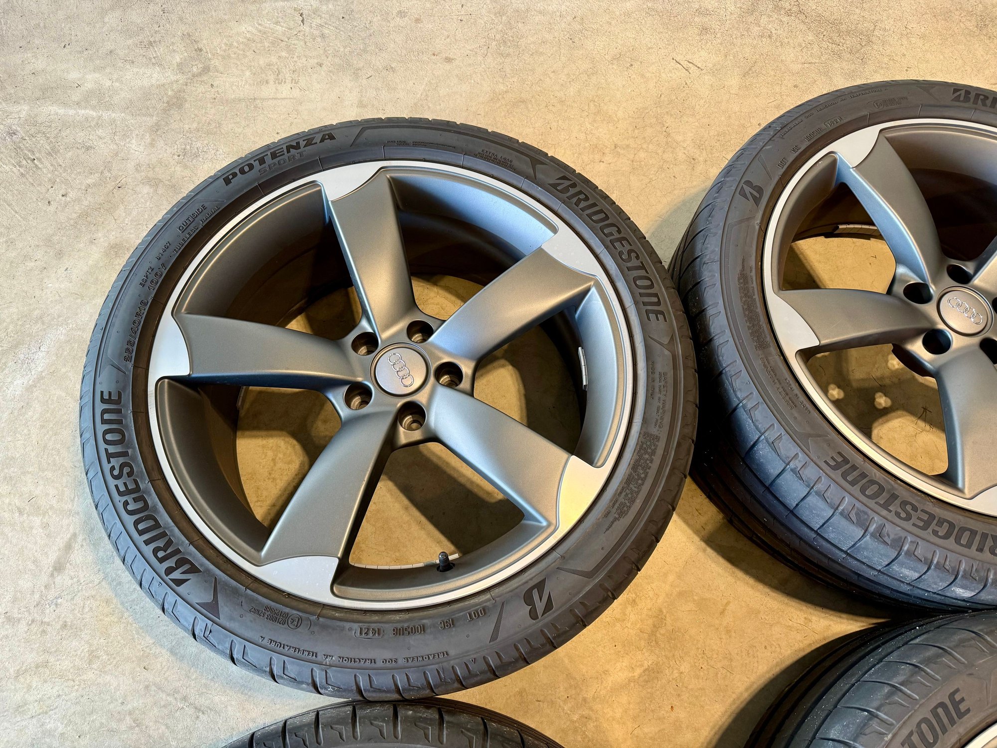 FS: (4) 19x8.5 et25 Hartmann Rotor Reps with 255/40/19 Potenza Sport Tires - AudiWorld Forums