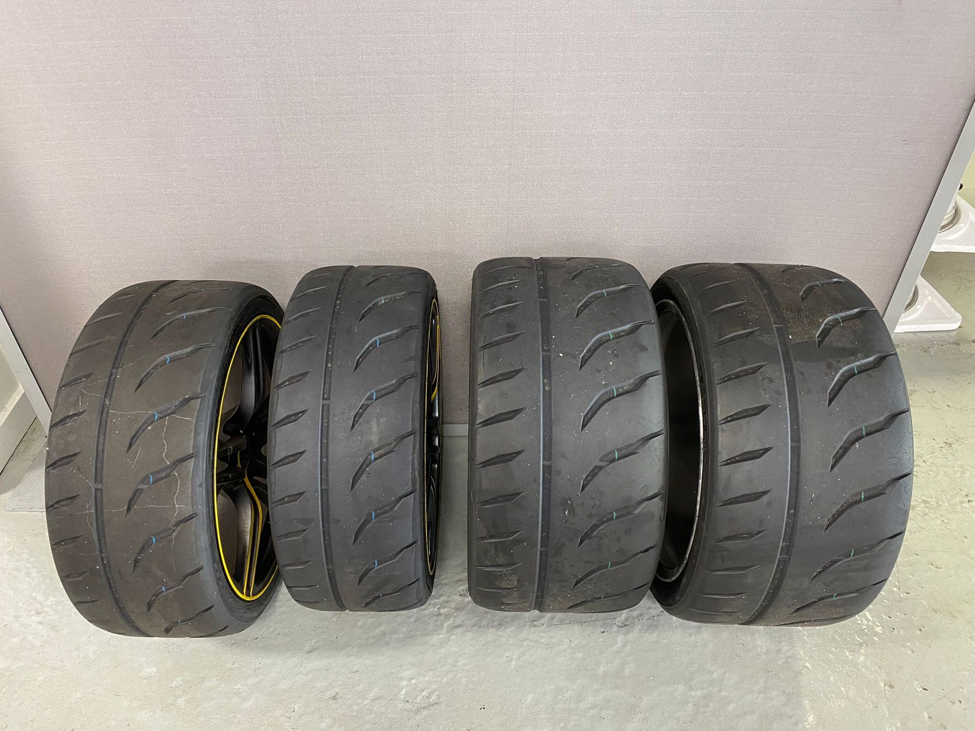 OEM R8 wheels with Toyo R888 tires - AudiWorld Forums