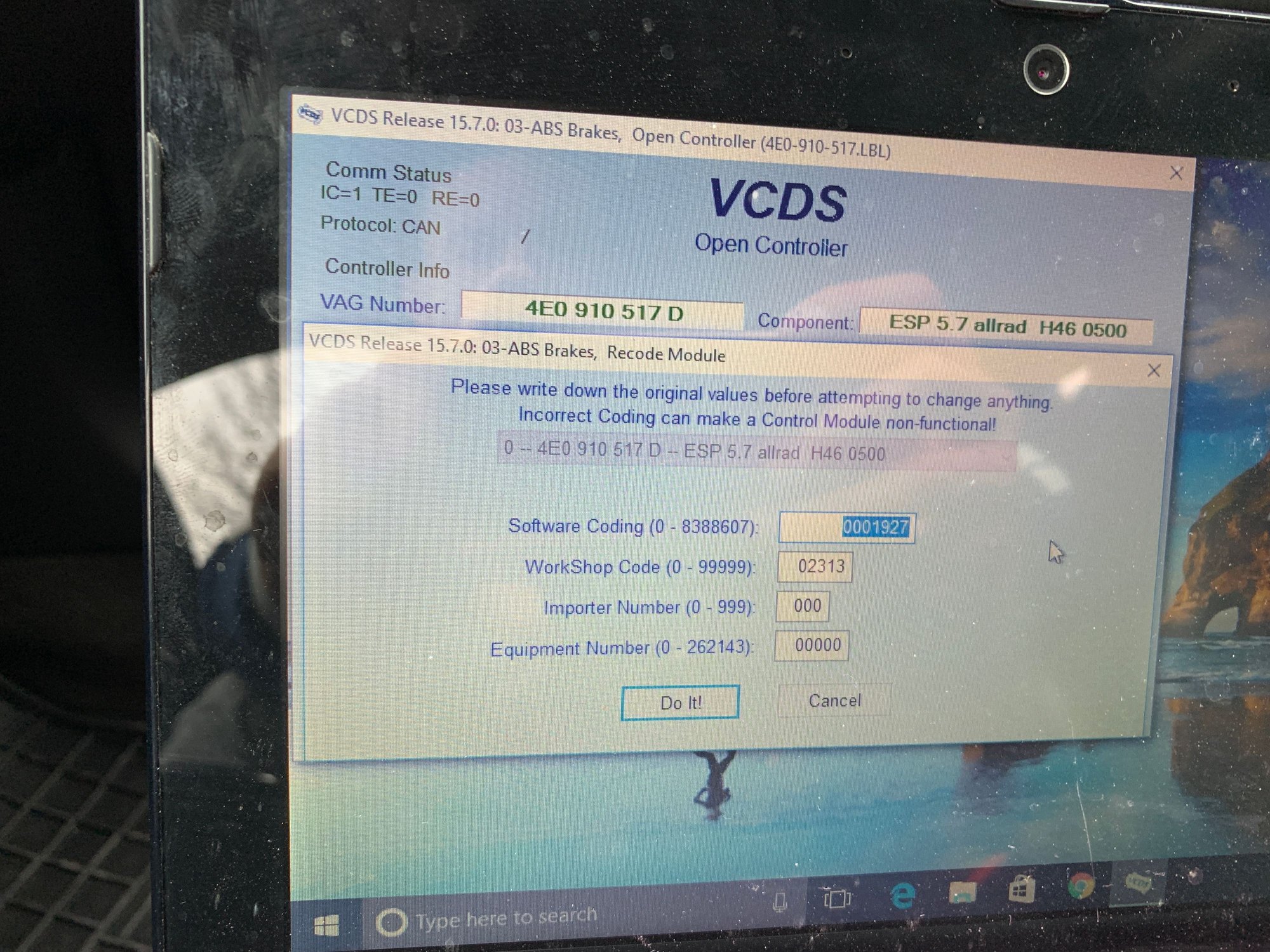 ABS module re-coding failed on my D3 S8 - AudiWorld Forums