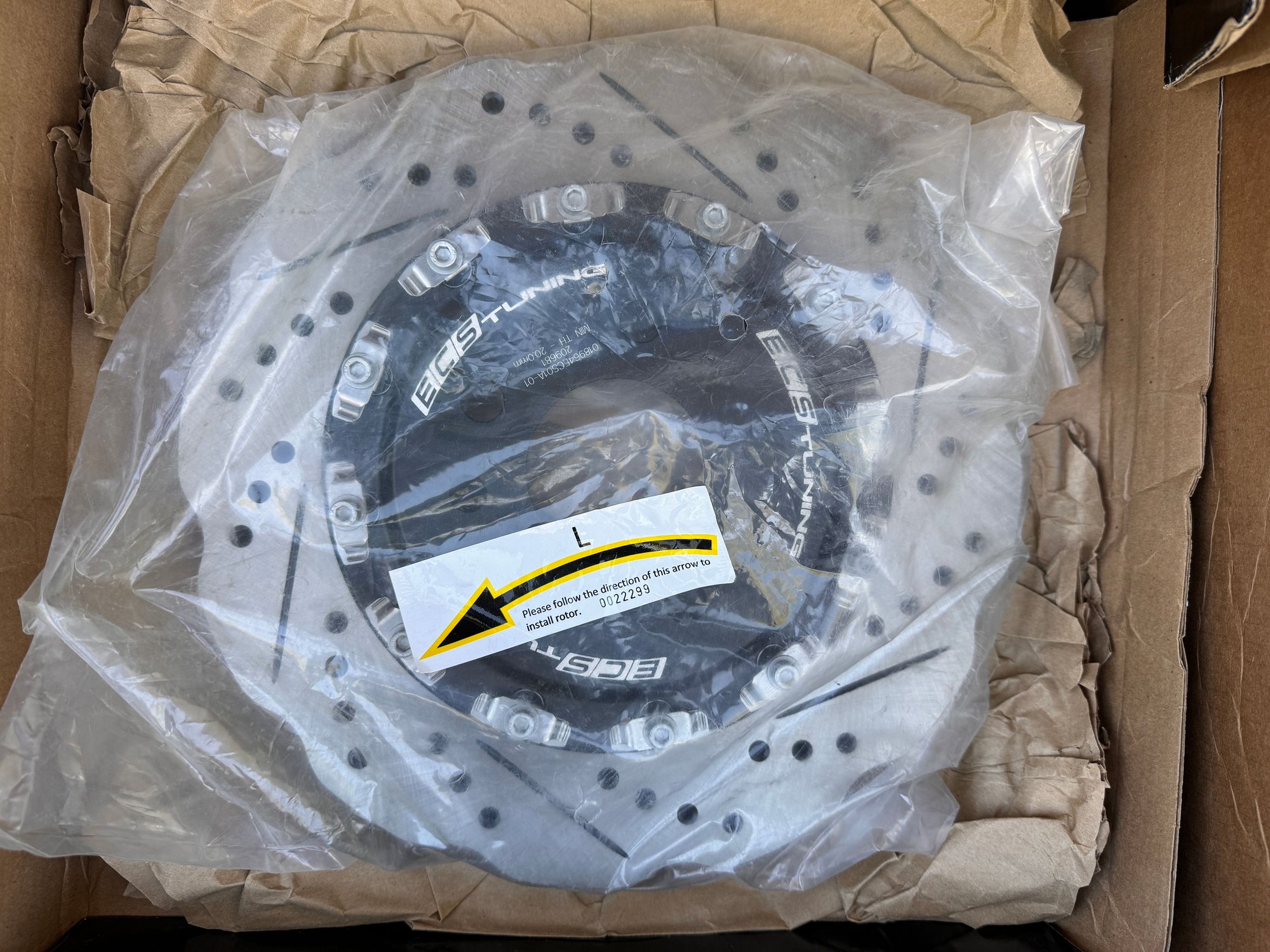 Audi RS5 b8.5 Rear Rotors Rear 2-Piece Scalloped Brake Rotors - Pair ...