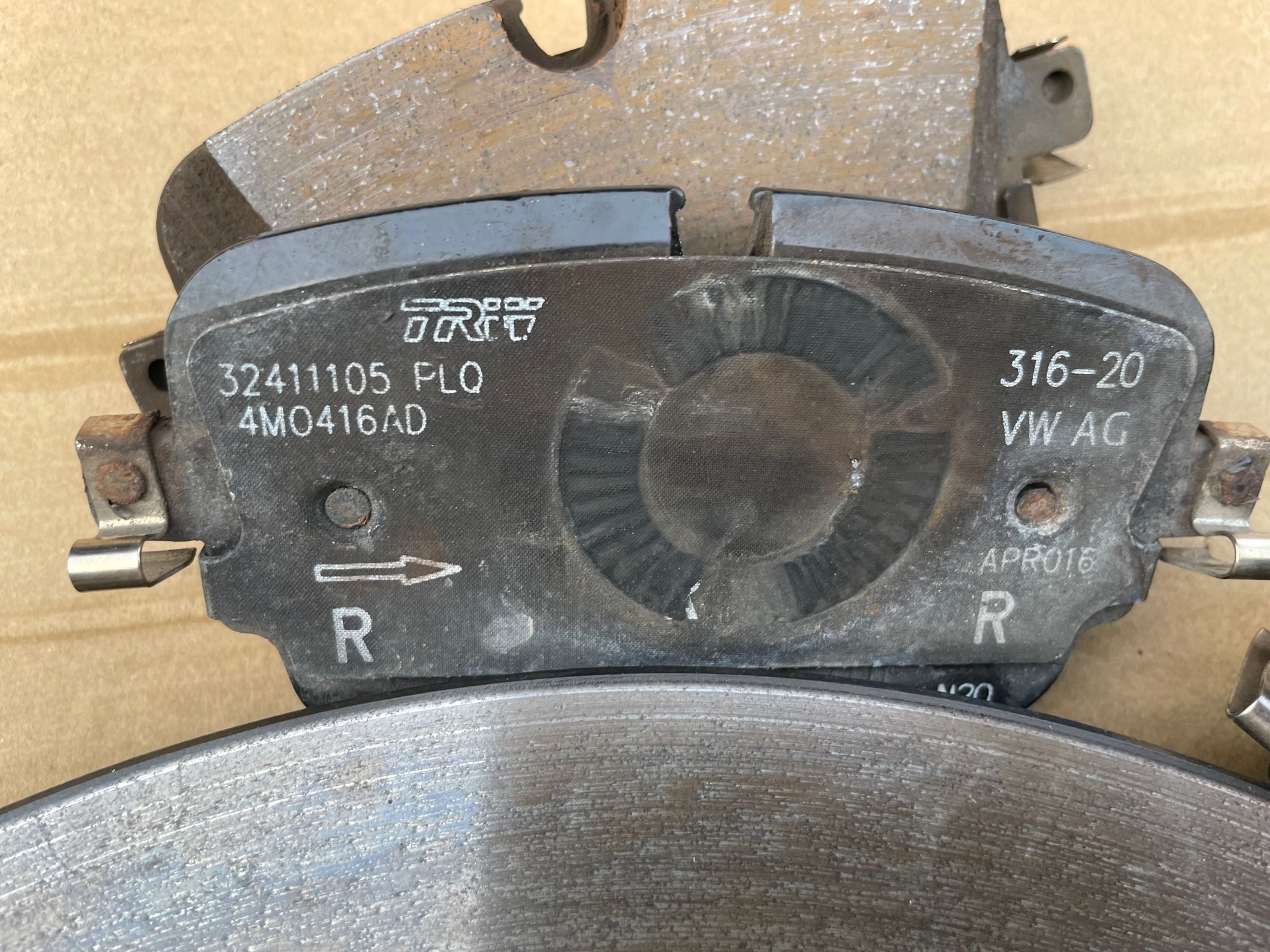 2019 OEM Audi Q8 Frnt/Rear Rotors & Pads - AudiWorld Forums