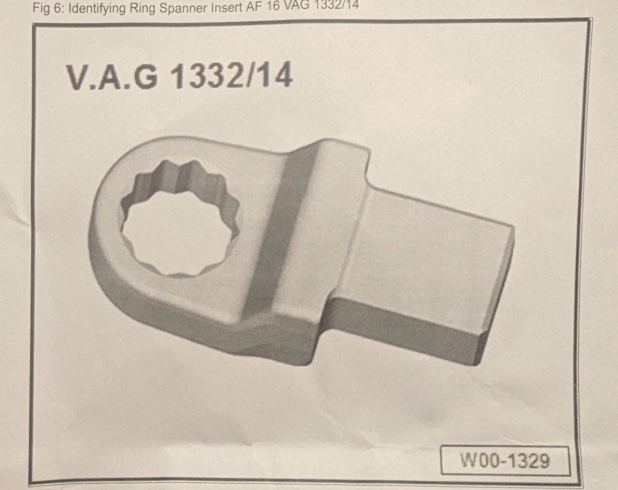 V.A.G 1332/14 Wrench? - AudiWorld Forums