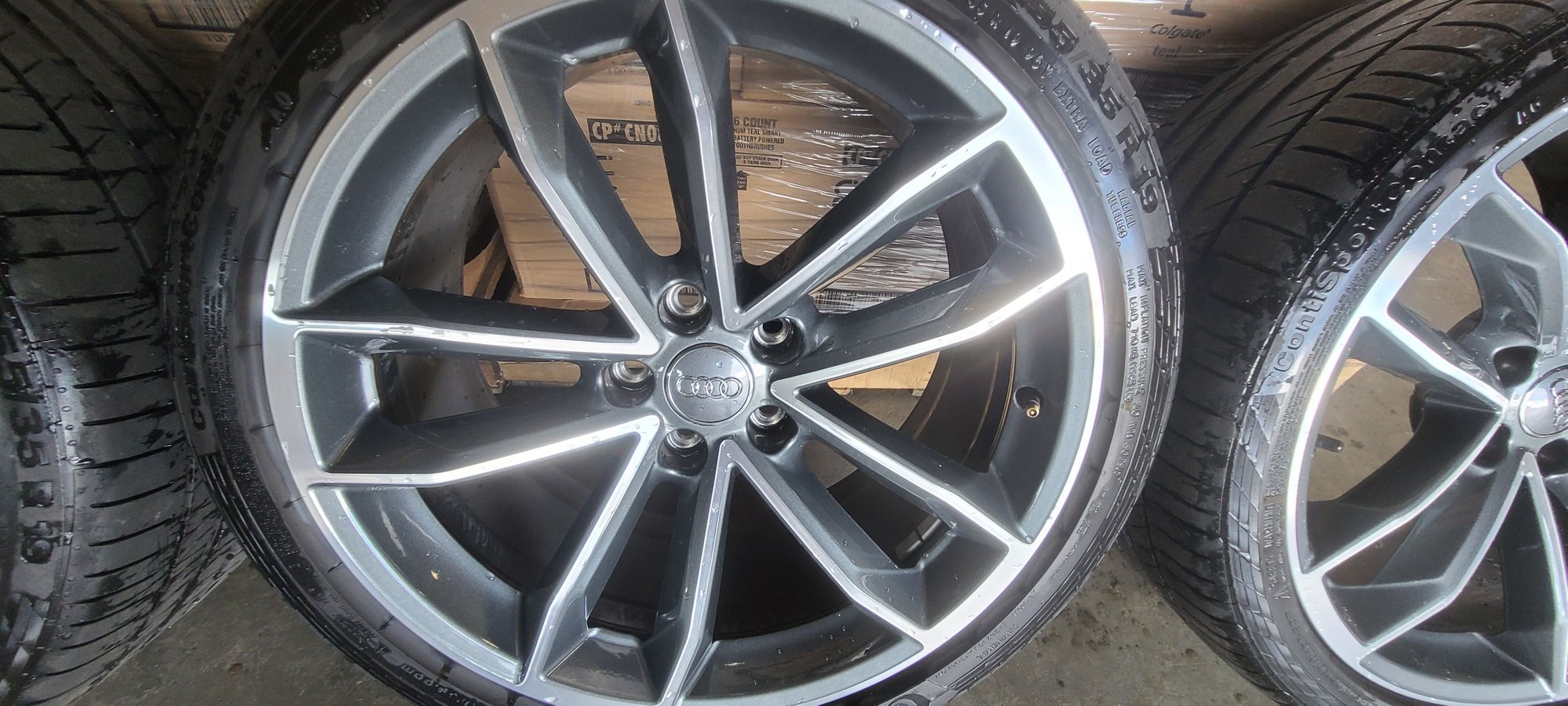 Mint 19x8.5" ET32 S5 Cavo Wheel Set + ContiSportContact 5P 255/35-19 ...