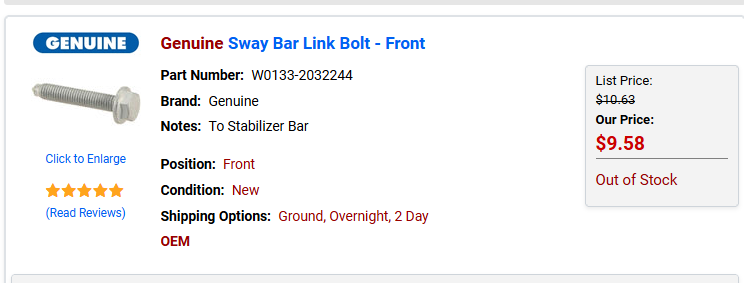 replaced front air strut & control arms = lost bolt - AudiWorld Forums