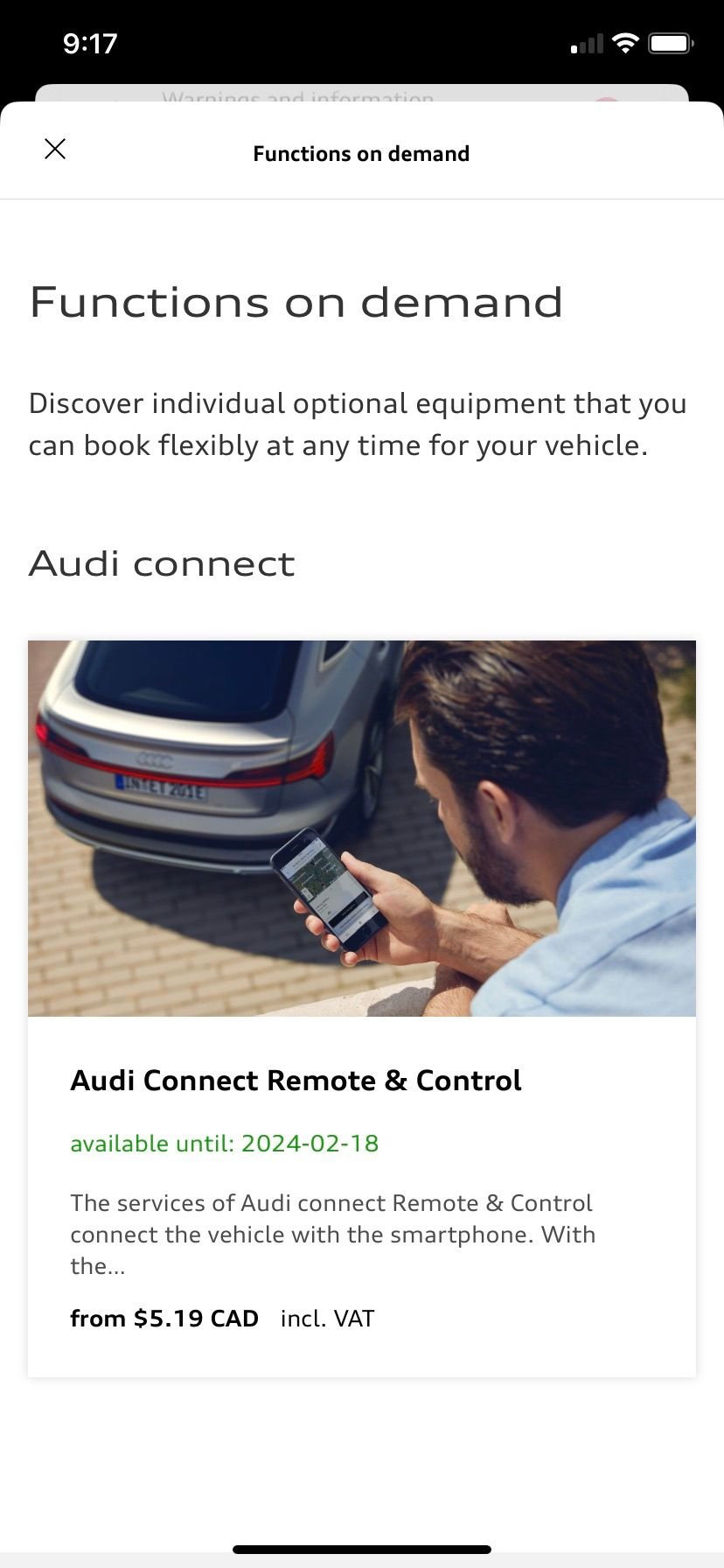 Audi Connect, 2017, Canada: expired, now what? - Page 4 - AudiWorld Forums