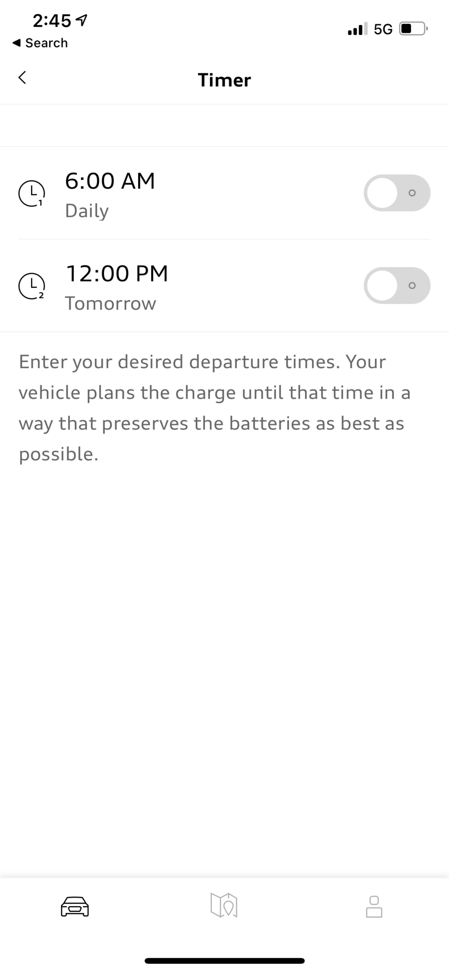 Q5e charging timer - AudiWorld Forums