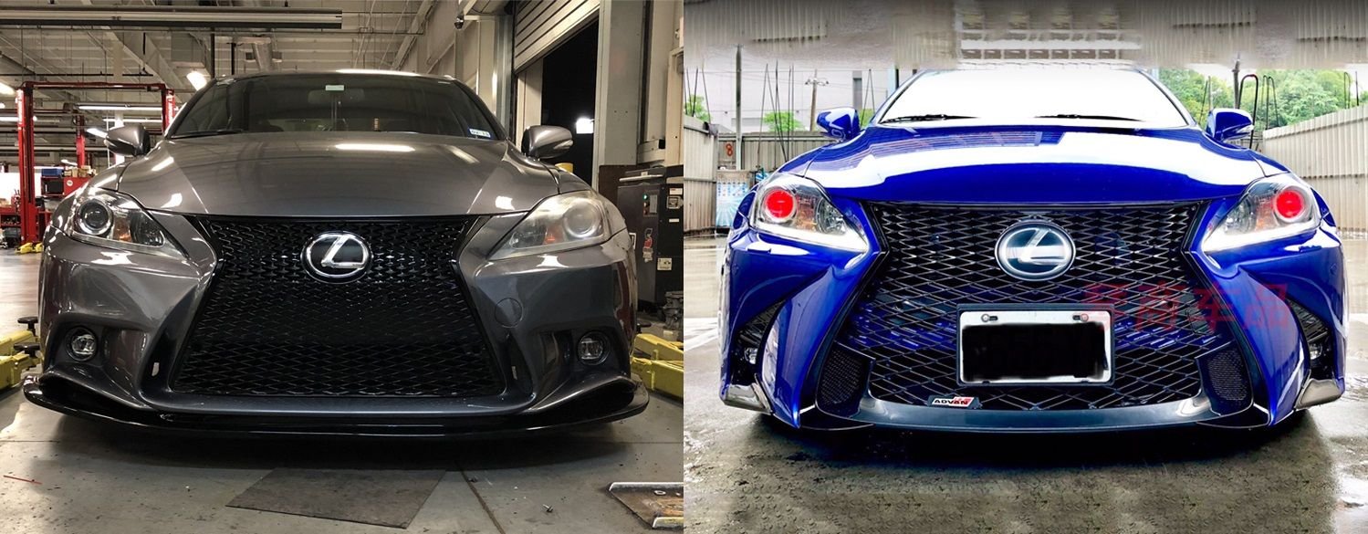 3IS vs 4IS Bumper Conversion - ClubLexus - Lexus Forum Discussion