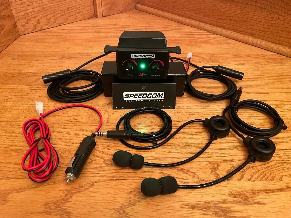 FS (For Sale) For Sale: SPEEDCOM Communications 2 Person Intercom + 2 Headsets, AS NEW ...