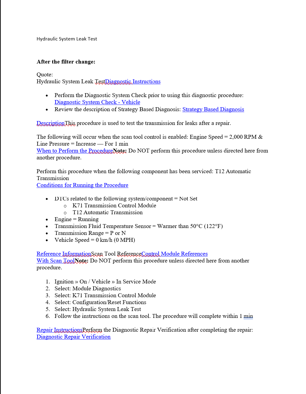 DCT Hydraulic Flush Procedure (AC DELCO MDI2 & GM GDS2) - CorvetteForum ...