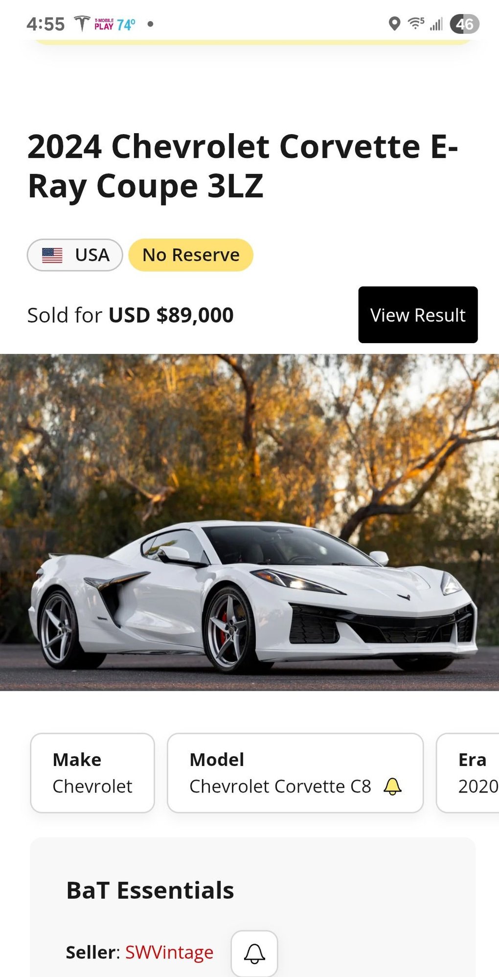 24 Eray for $89k - CorvetteForum - Chevrolet Corvette Forum Discussion