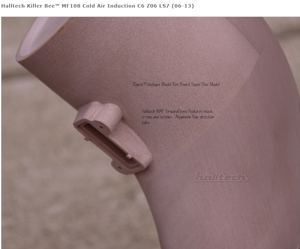 Halltech C6Z06 Cold Air Induction System CAD Design - CorvetteForum ...