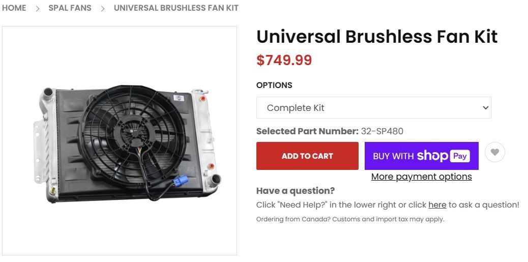 C2 C2 SB electric cooling fan options - CorvetteForum - Chevrolet ...