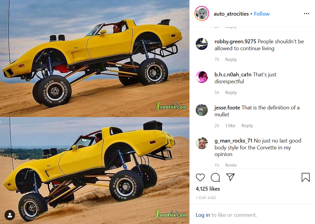 Lifted 4x4 C3 - CorvetteForum - Chevrolet Corvette Forum Discussion