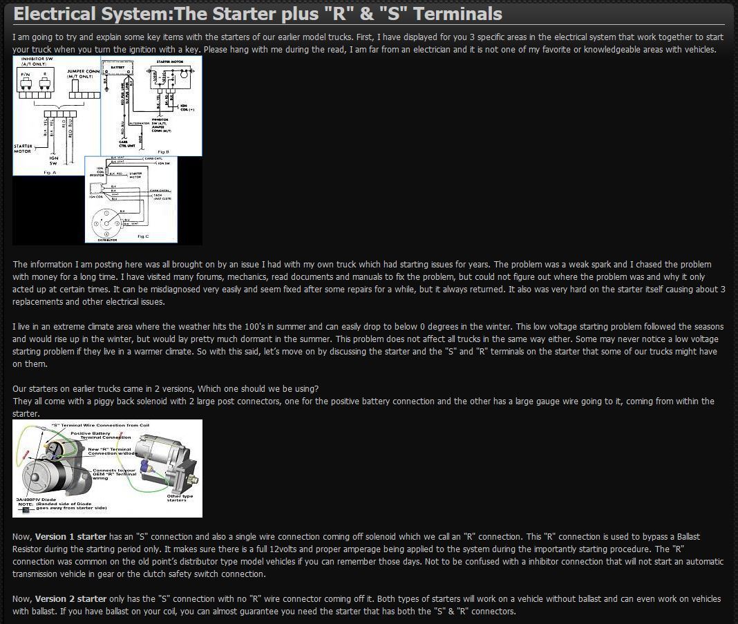 Starter Diode - CorvetteForum - Chevrolet Corvette Forum Discussion