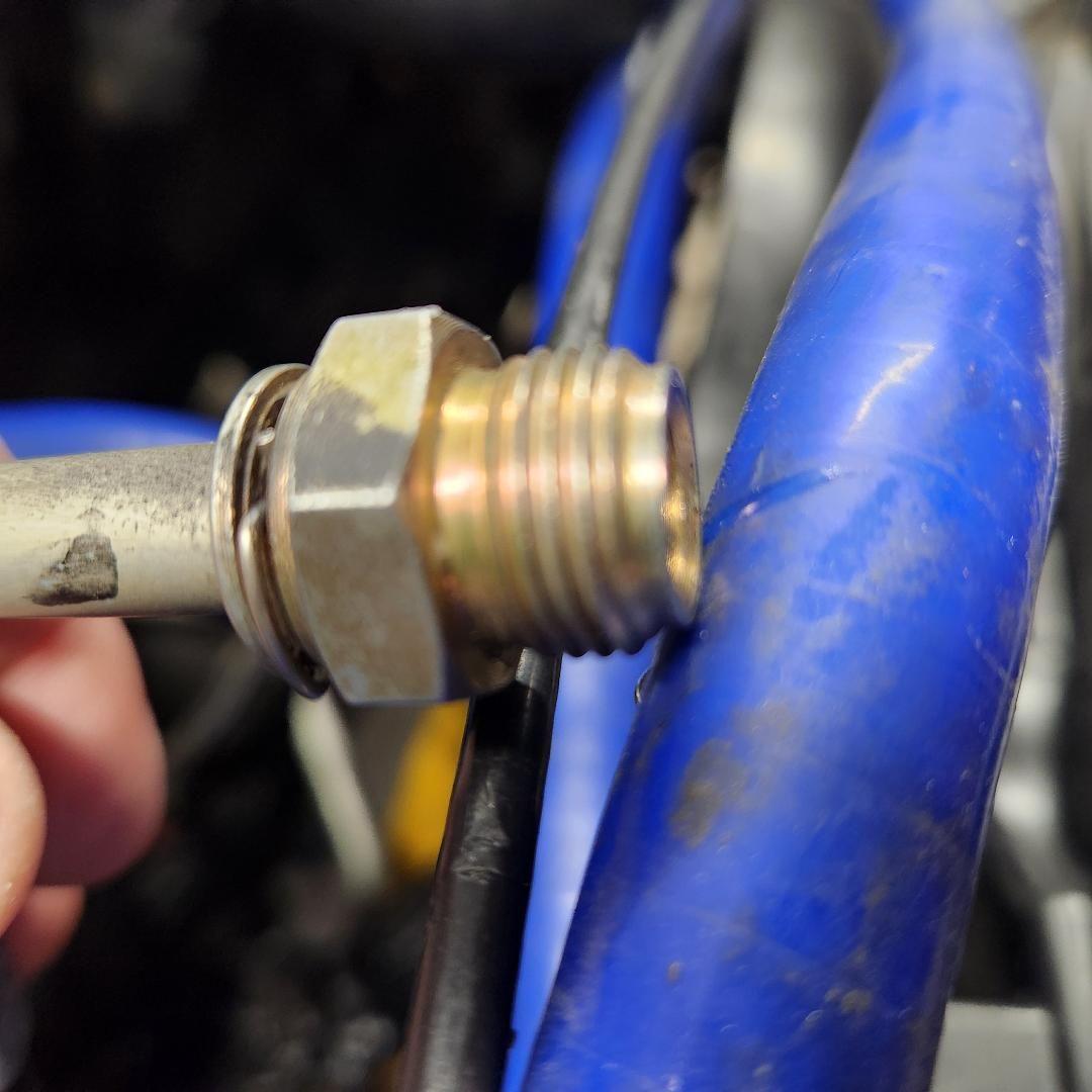 Transmission Cooloer Line Wont Screw Into Radiator