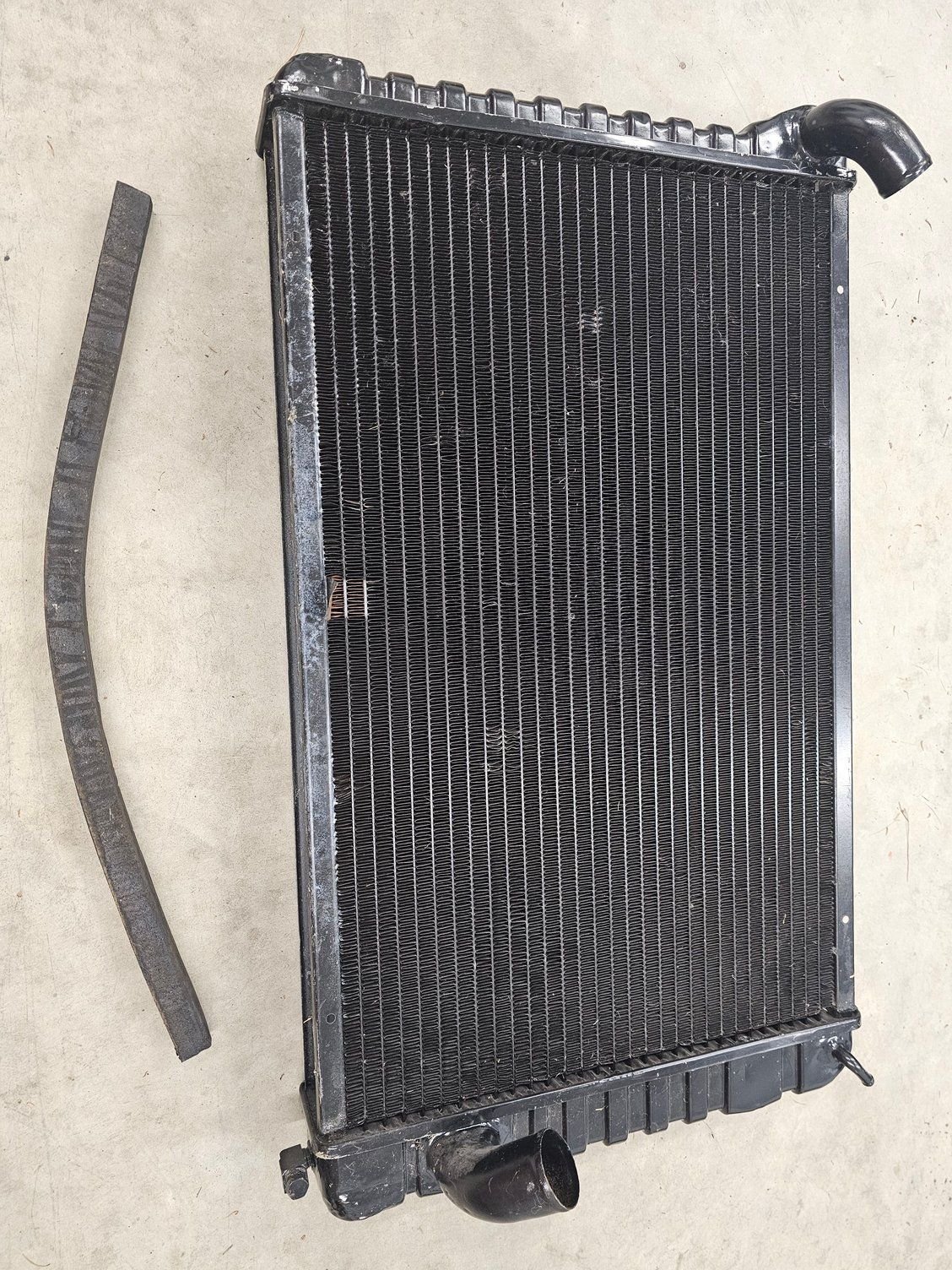 71 C3 radiator installation - where does this foam rubber piece go ...