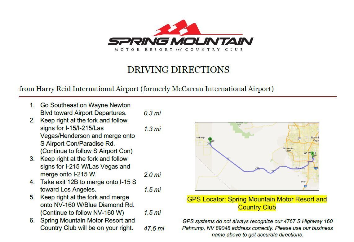 Spring Mountain and Google Maps - CorvetteForum - Chevrolet Corvette ...