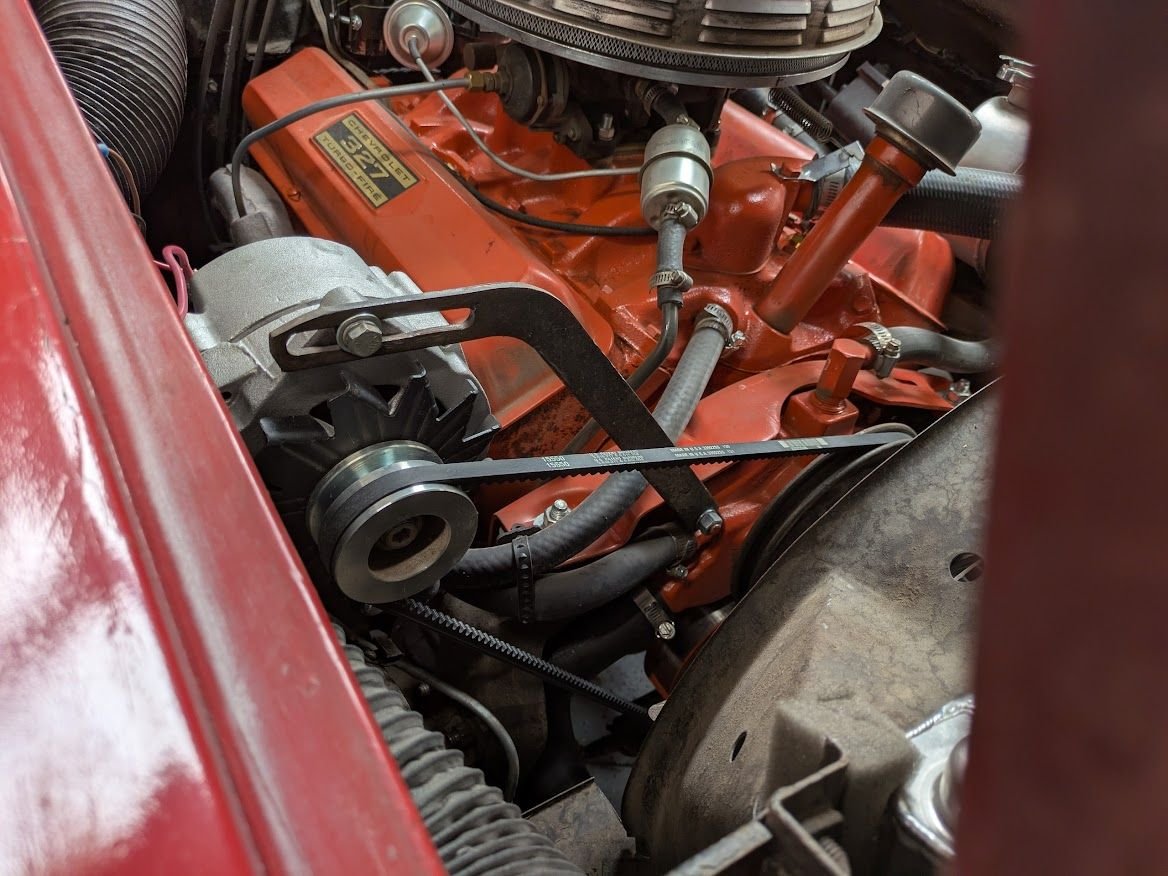 C1 Alternator set up on 283 - CorvetteForum - Chevrolet Corvette Forum ...