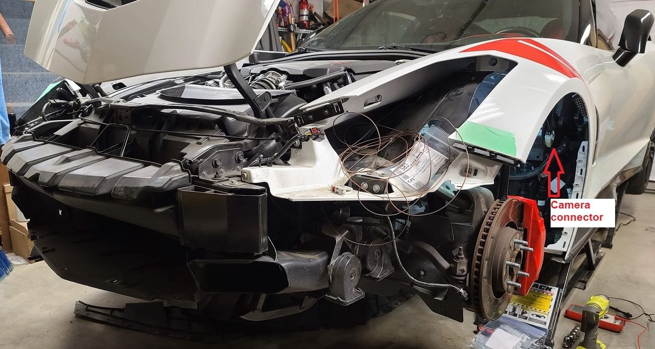 So you want to install the factory front cameras. You won't after ...