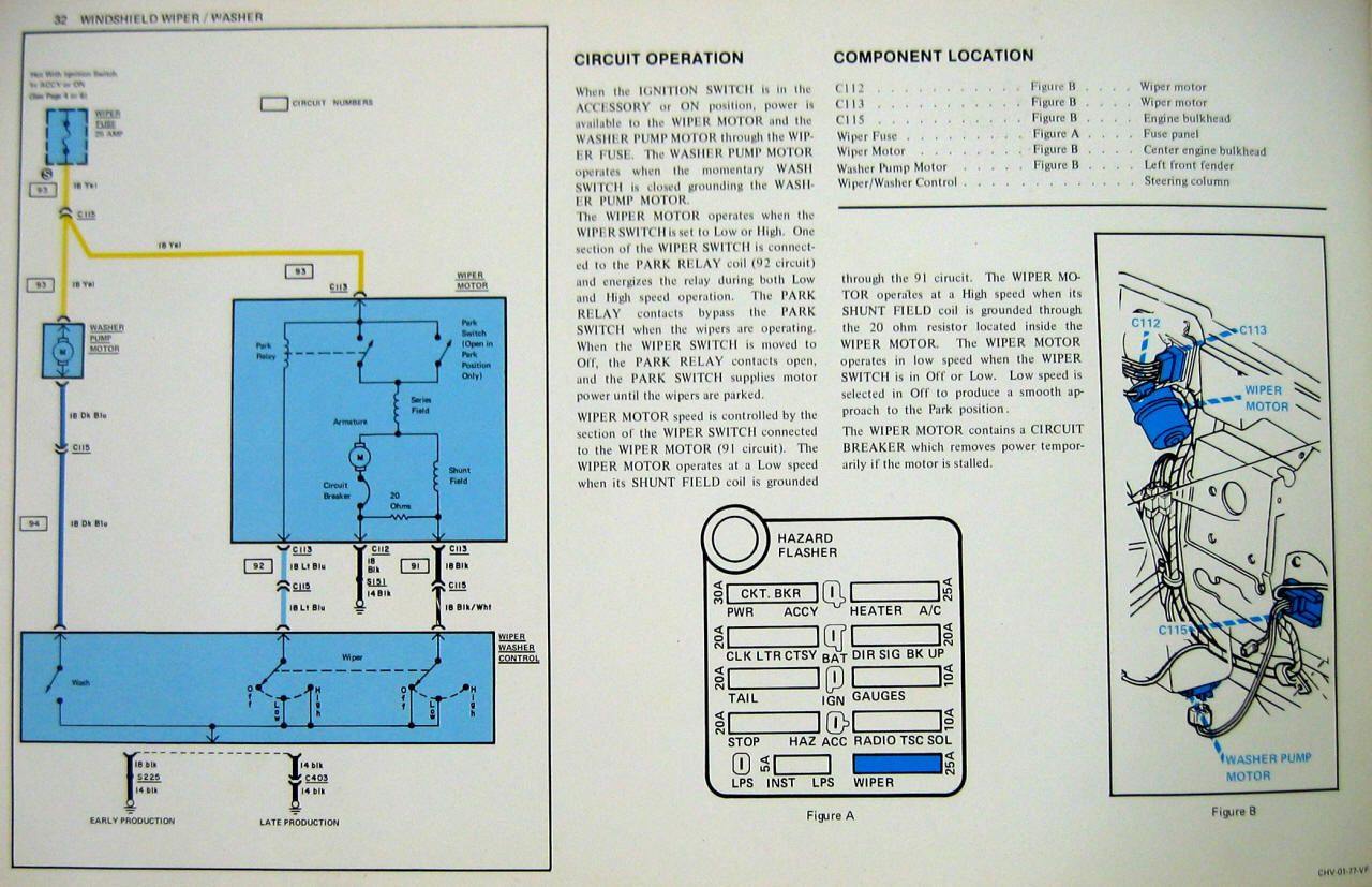 Corvette c3 1977 Wipers not working - CorvetteForum - Chevrolet ...