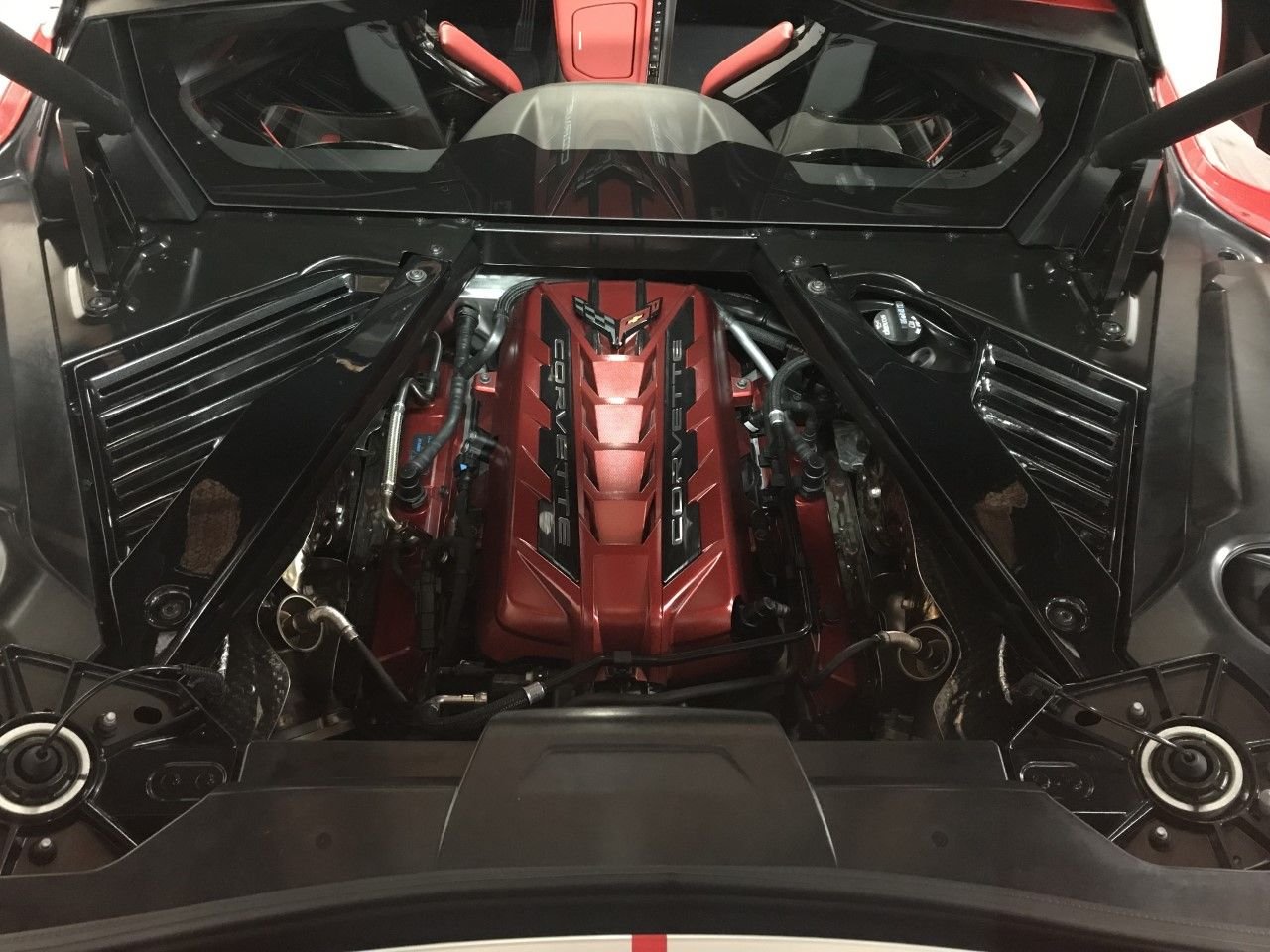 FS (For Sale) Edge RED OEM Engine Cover with OEM hood emblem ...