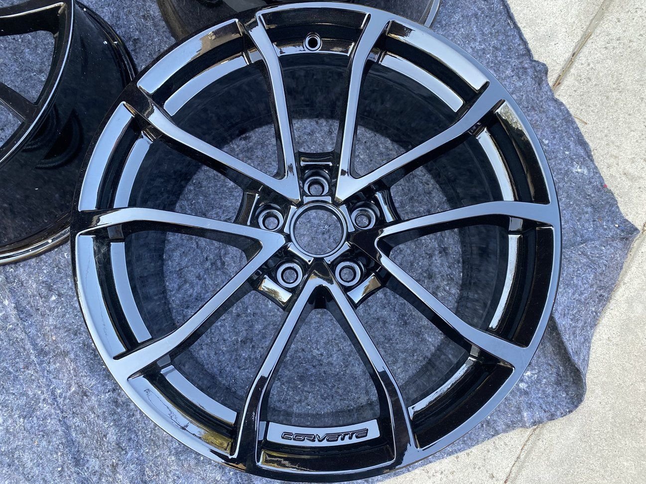 FS (For Sale) c6 cup wheels in gloss black - CorvetteForum - Chevrolet ...