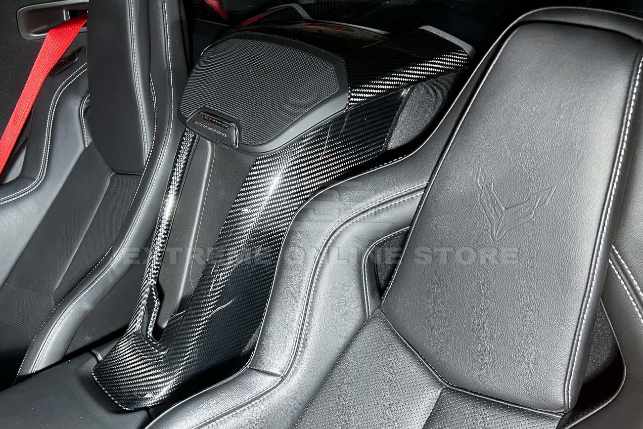 Chevrolet Corvette C8 Carbon Fiber Waterfall Console Cover ...