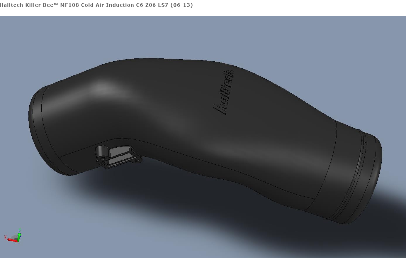 Halltech C6Z06 Cold Air Induction System CAD Design - CorvetteForum ...