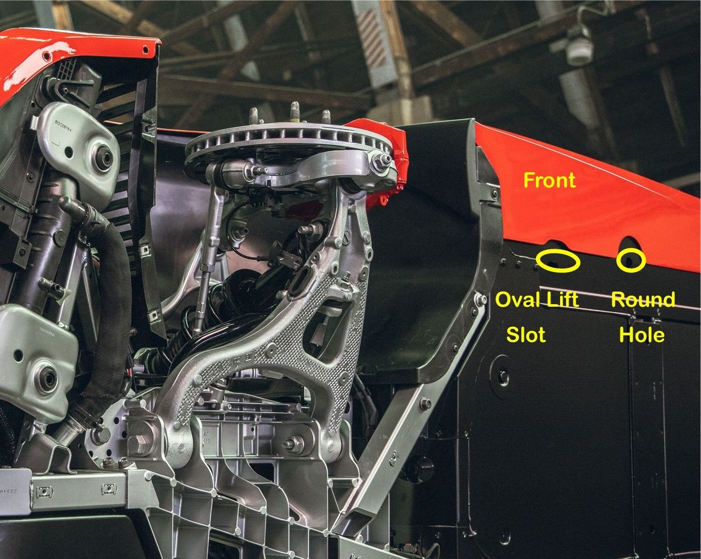 front Holes for pucks - CorvetteForum - Chevrolet Corvette Forum Discussion